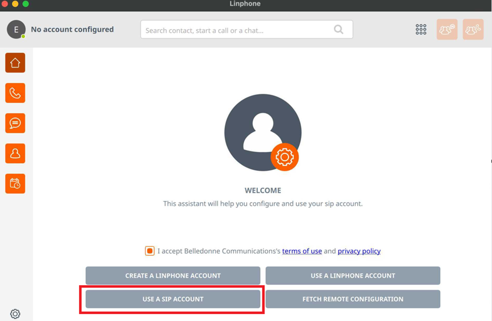 LinPhone για MAC | modulus.gr